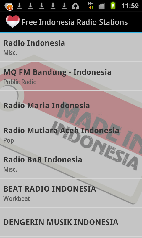 Free Indonesian Radio Stations - App on Amazon Appstore