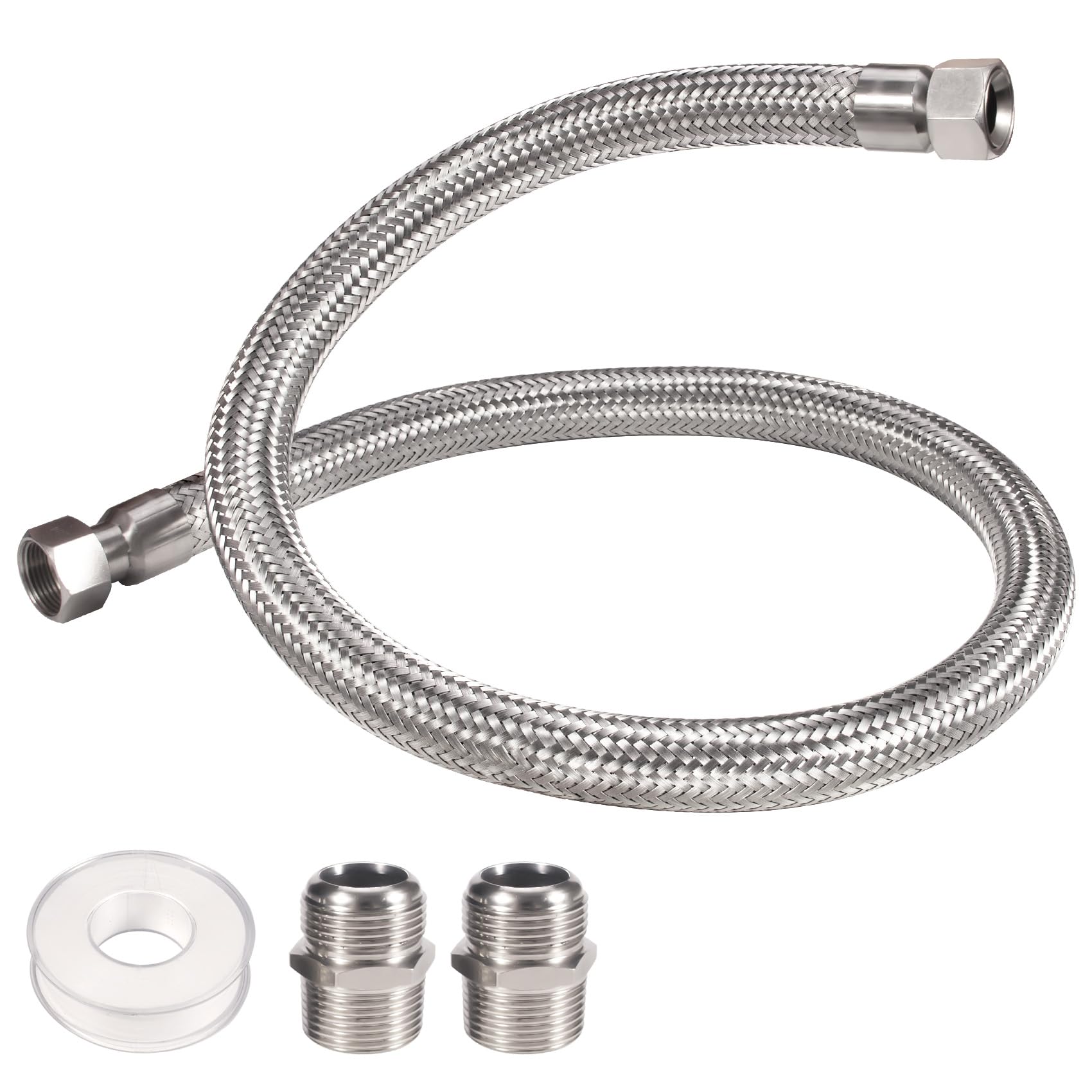 48 Inch×3/4 Inch Compressor Jumper Hose, Air Hose for Compressed Air ...