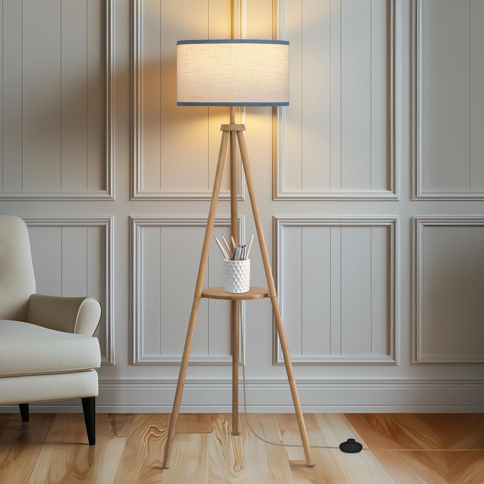 EOEYYOYB Floor Lamp with 3 Light Modes Adjustable– Modern Arc Standing ...