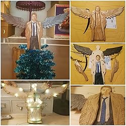 Amazon.com: Crafts - Castiel Christmas Tree Topper 15x8x2in UNASSEMBLED ...