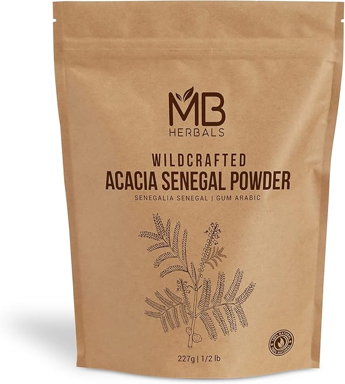 Amazon.com: MB Herbals Acacia Gum Powder 227 Gram (8 oz / 1/2 lb ...