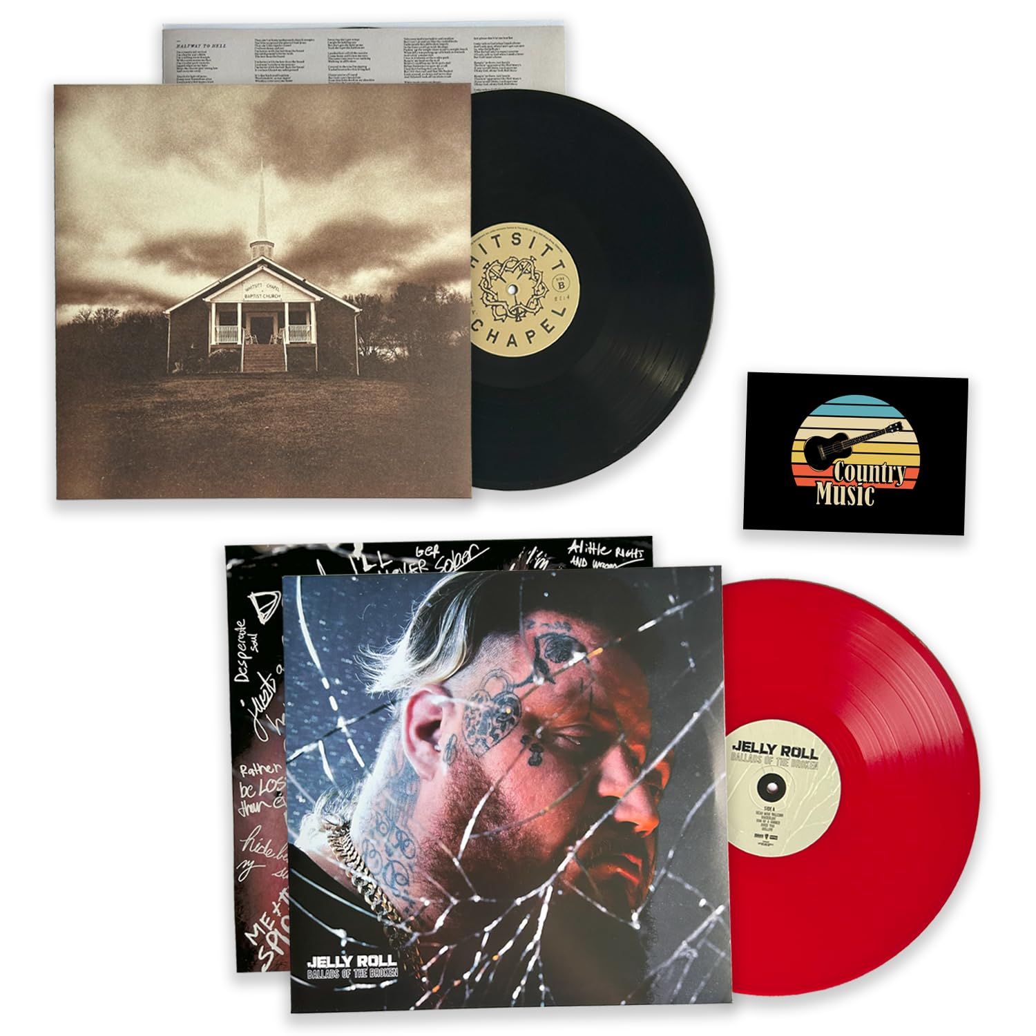 Amazon.com: Jelly Roll 'Son Of A Sinner' Vinyl Collection: Ballad Of ...