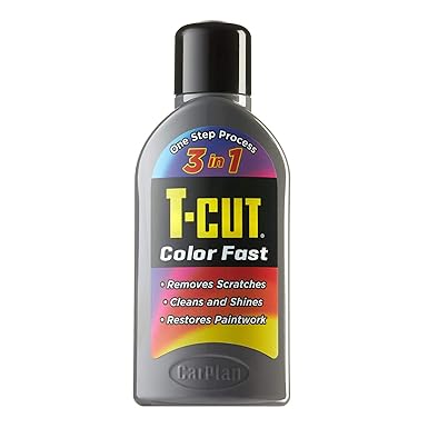 T-Cut 3 in 1 Color Fast Paintwork Restorer Car Polish, Grey, 500 ml ...