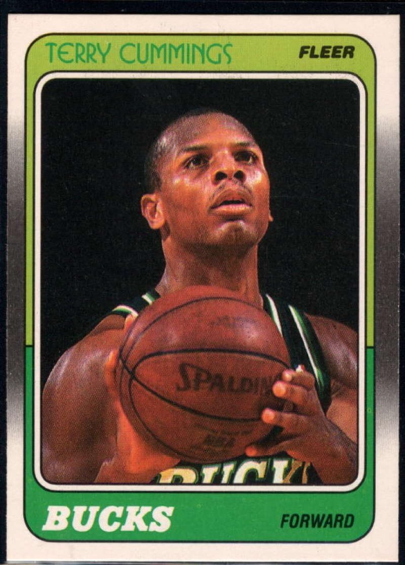 Amazon.com: Basketball NBA 1988-89 Fleer #74 Terry Cummings Bucks ...