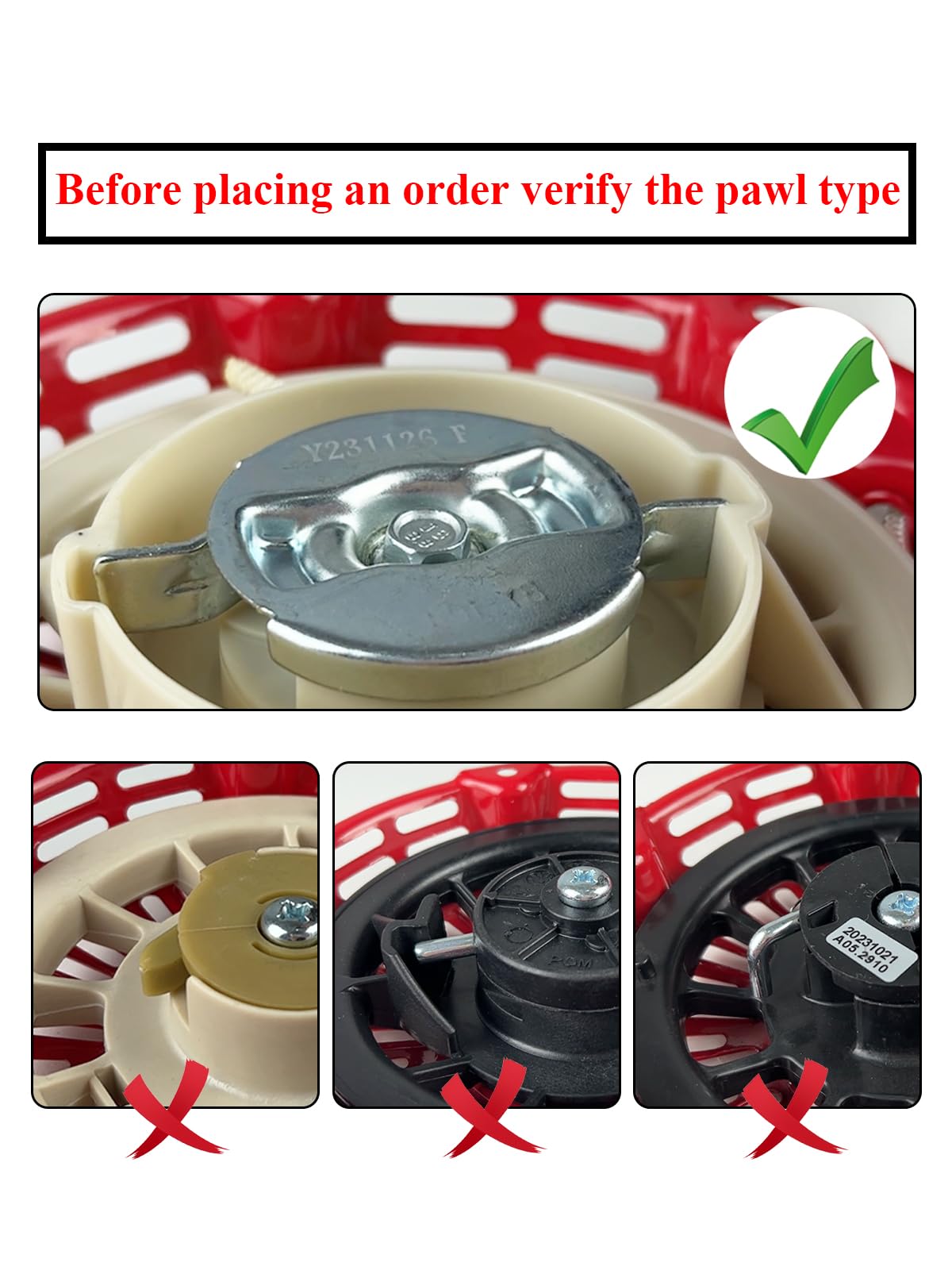 Snapklik.com : 212cc Pull Start For Predator 212 Recoil Starter ...