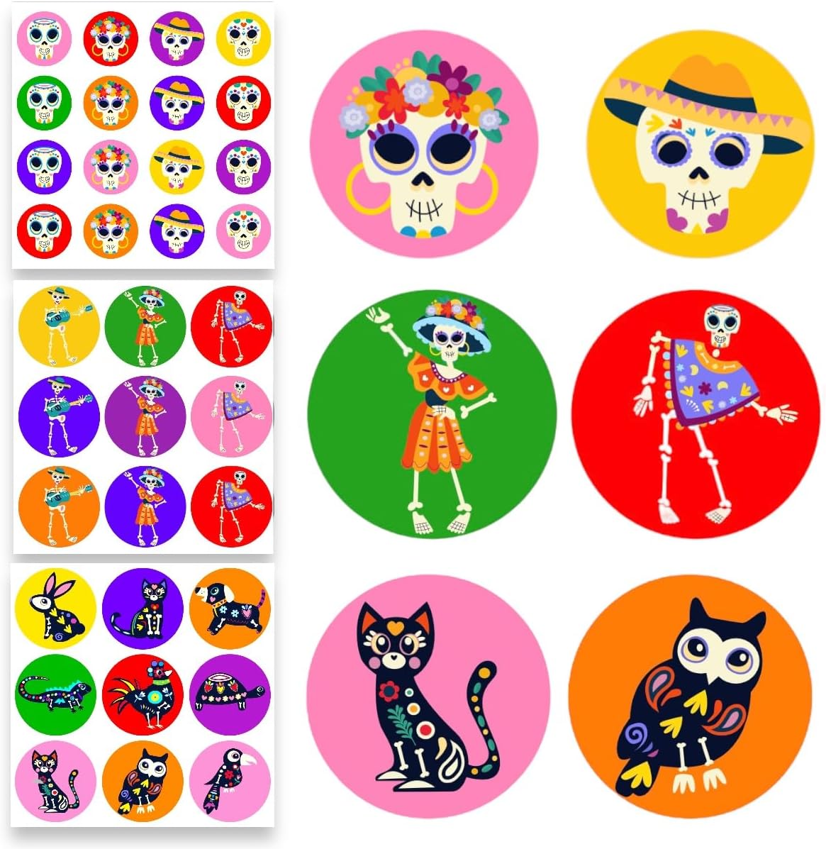 Amazon.com: Joyful Artistry Mexican Party Favors Stickers for Kids ...
