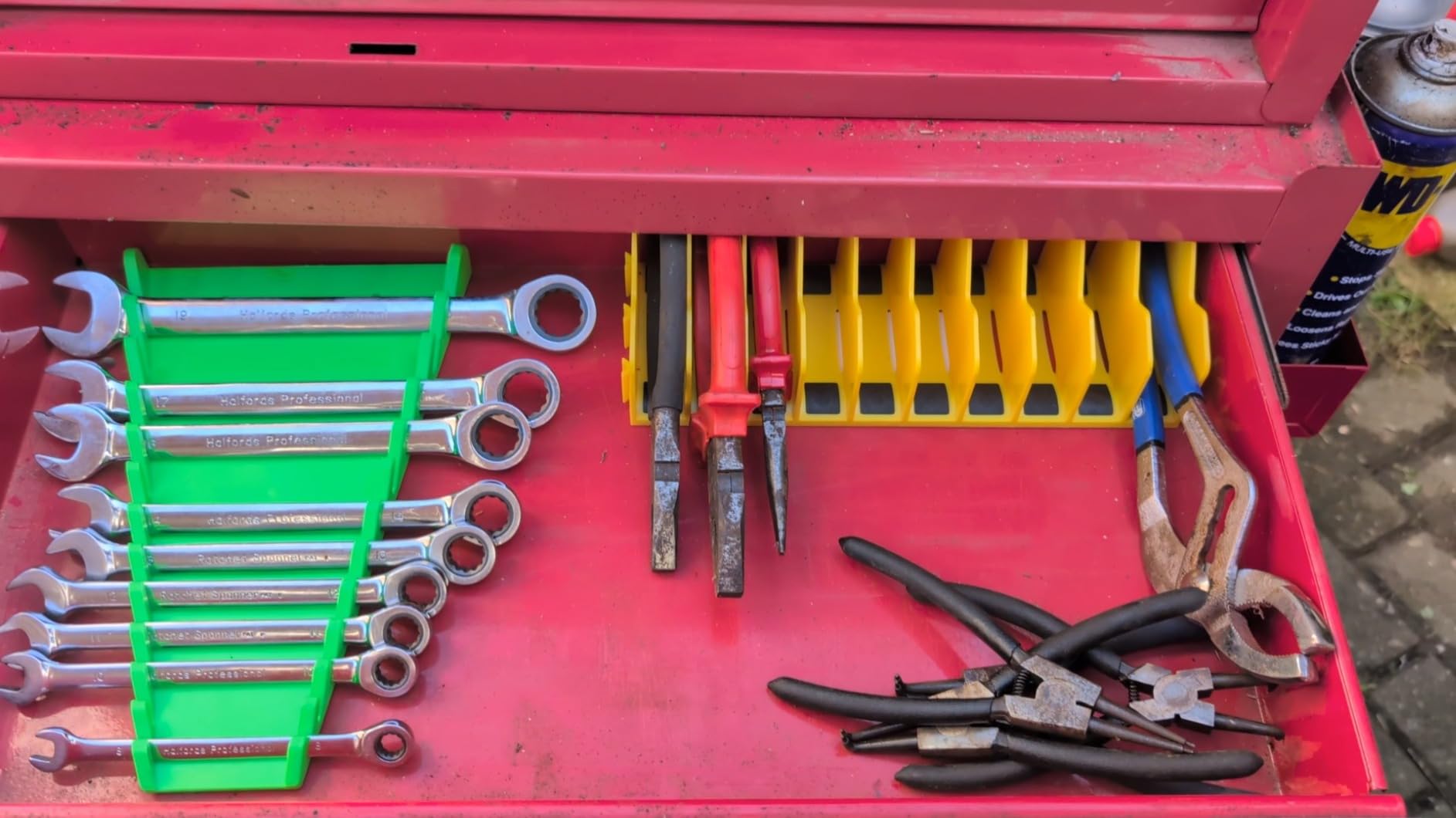 HURRICANE Plier Organizer Rack, 10-Slot Pliers Cutters Organizer Rack ...