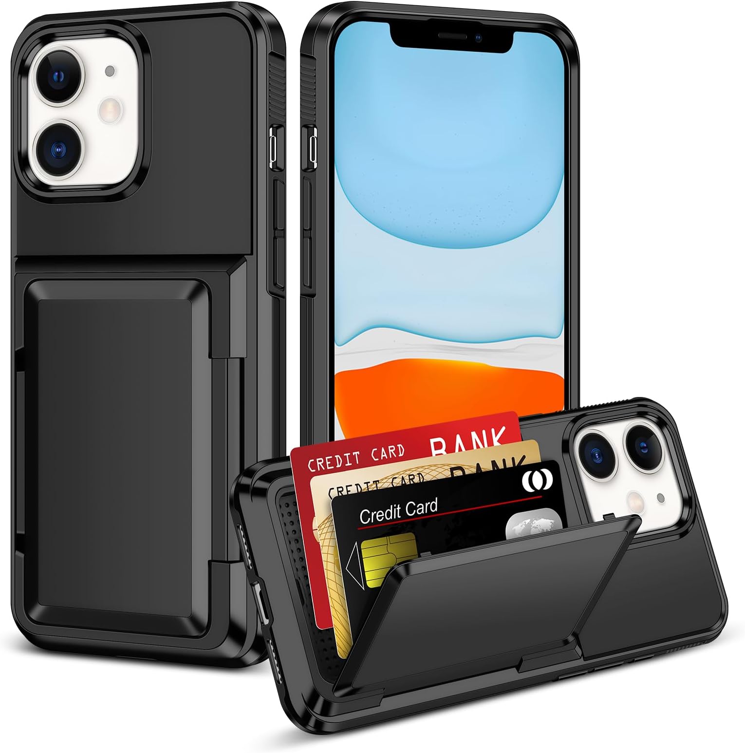 Amazon.com: ENCASED iPhone 11 Wallet Case (2019) Ultra Durable Cover ...