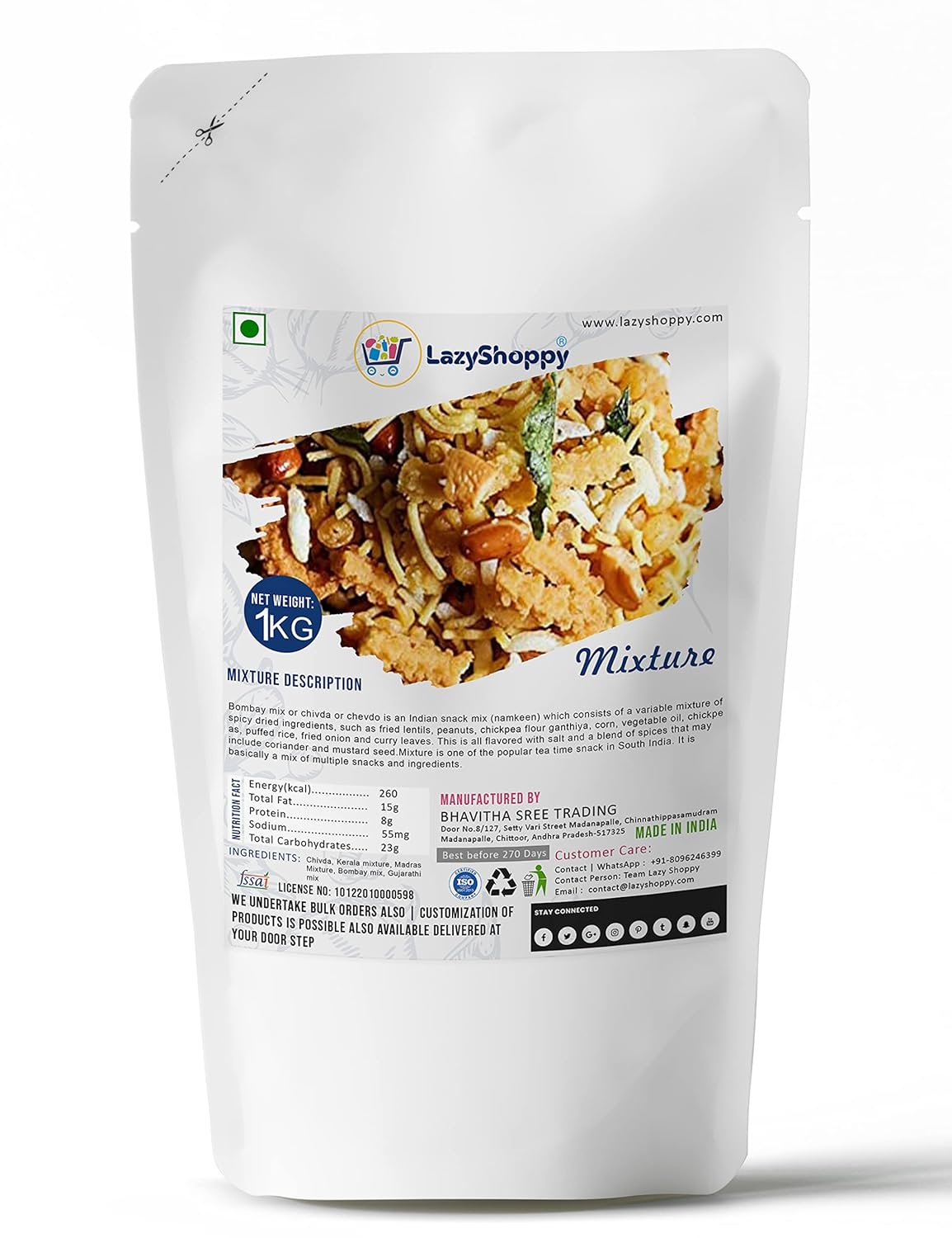 Lazy Shoppy Mixture | Namkeen | South Indian Mixture | Rajasthani ...