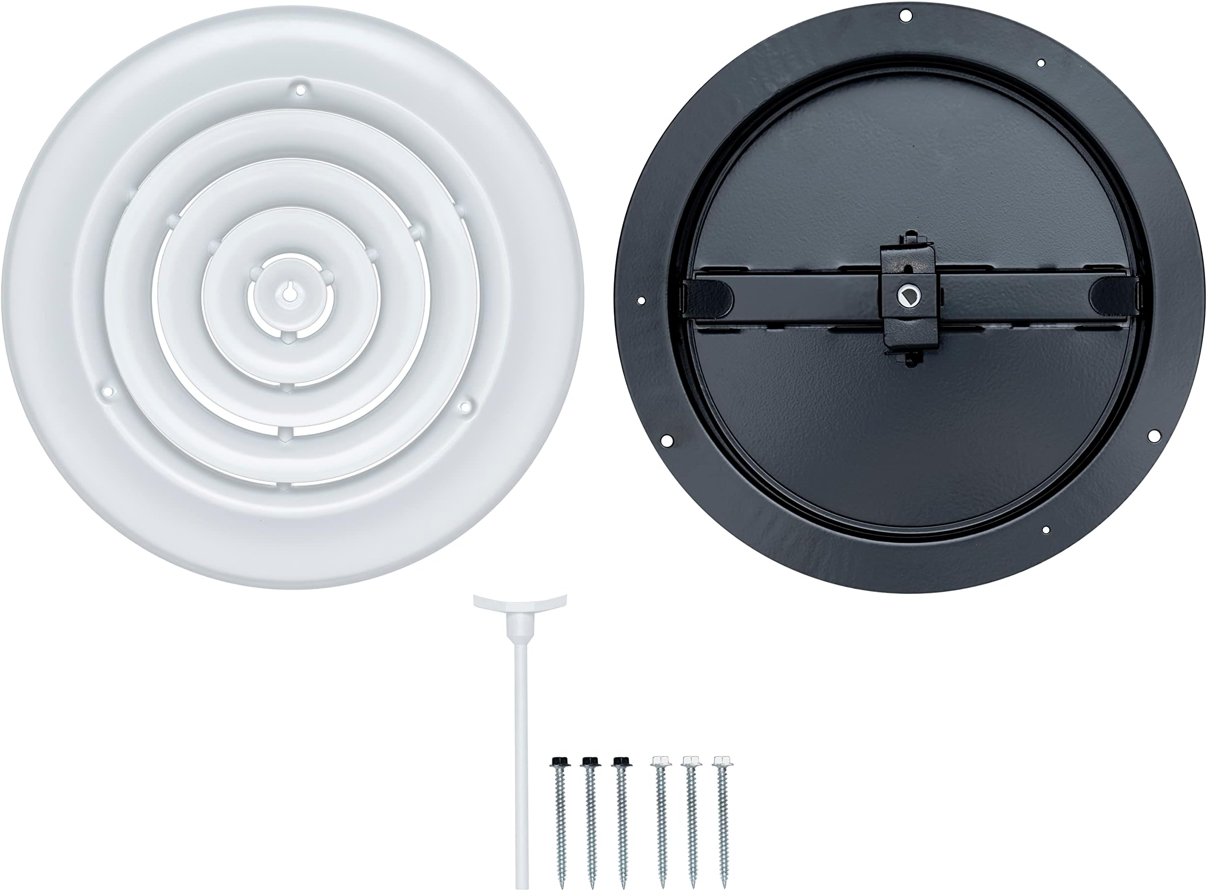 Ceiling Diffuser Round 8 Inch [Neck Size] Round Air Vent Covers Louver ...