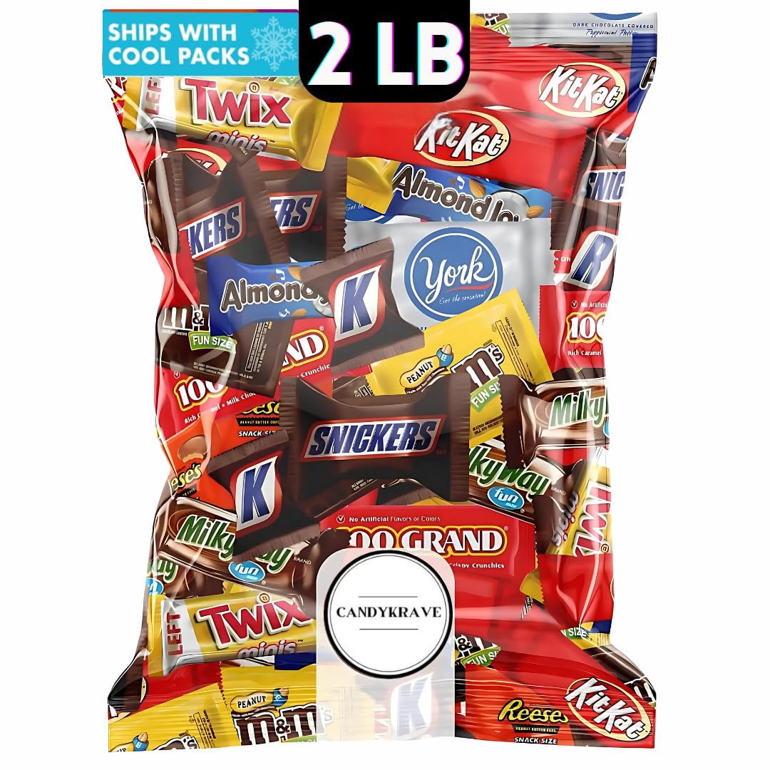 Amazon.com : CandyKrave Halloween Assorted Chocolate Candy Variety Pack ...