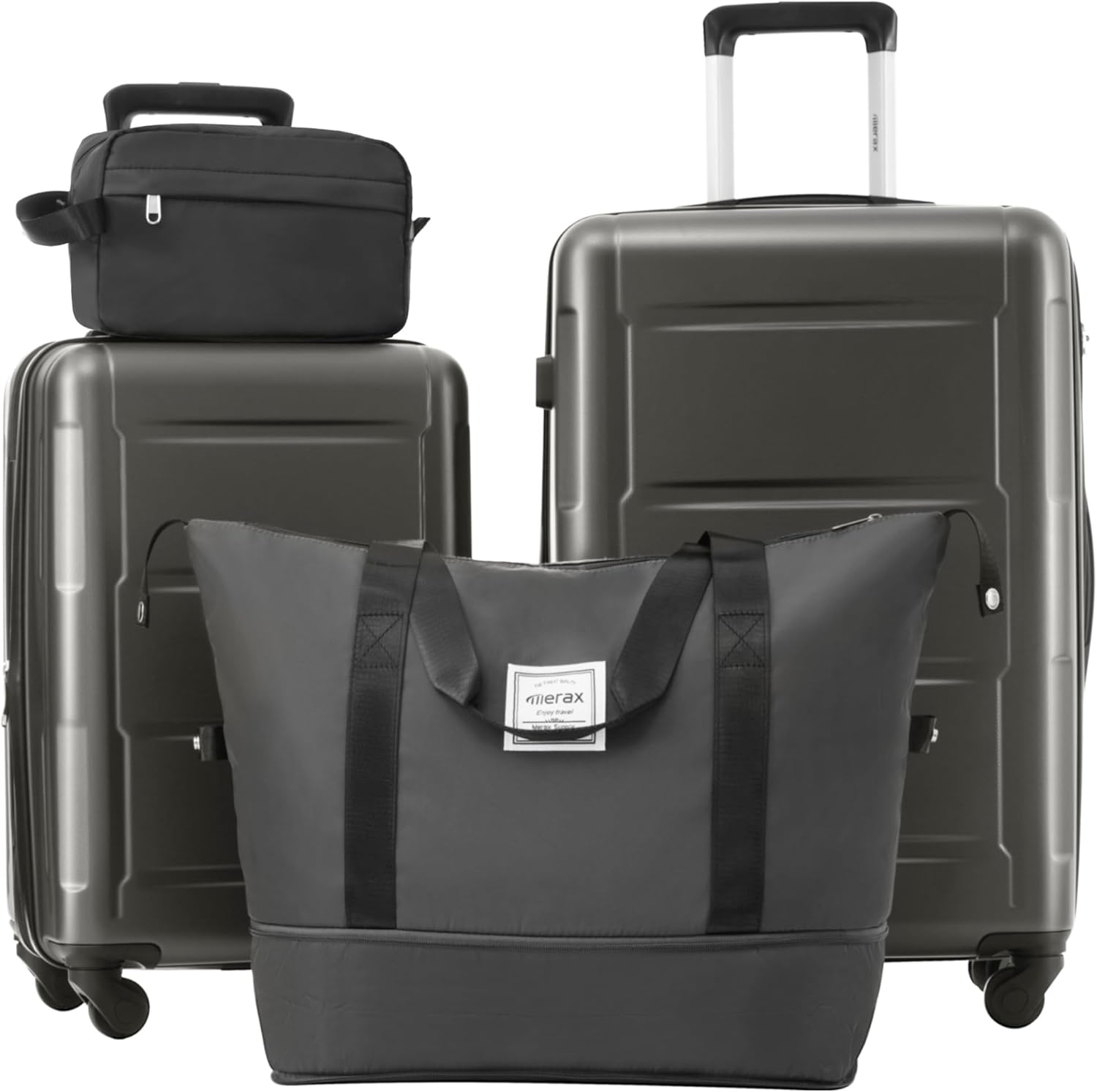 Amazon.com: Merax Luggage Set 2 Piece Suitcase Sets with Spinner Wheel ...