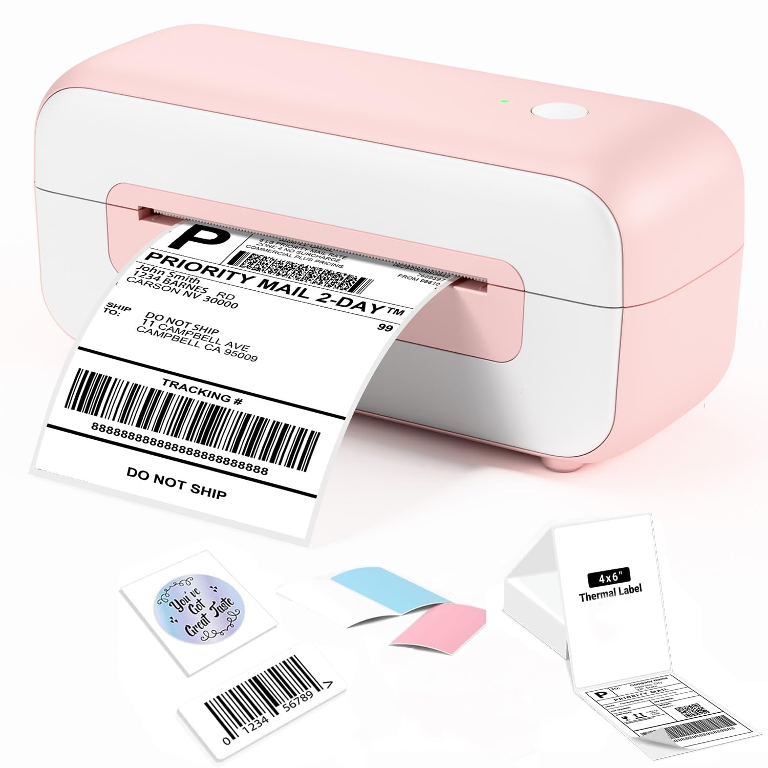 Amazon.com : LabelCreate PM-246S-PK Thermal Printer, 4x6 Shipping Label Printer, Compatible with ...