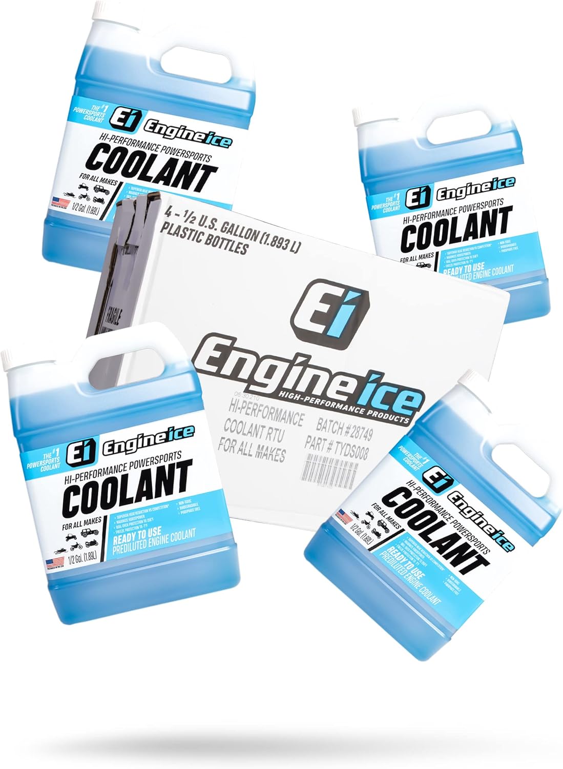 Amazon.com: Engine Ice TYDS008C High Performance Coolant, (Case of 4 ...