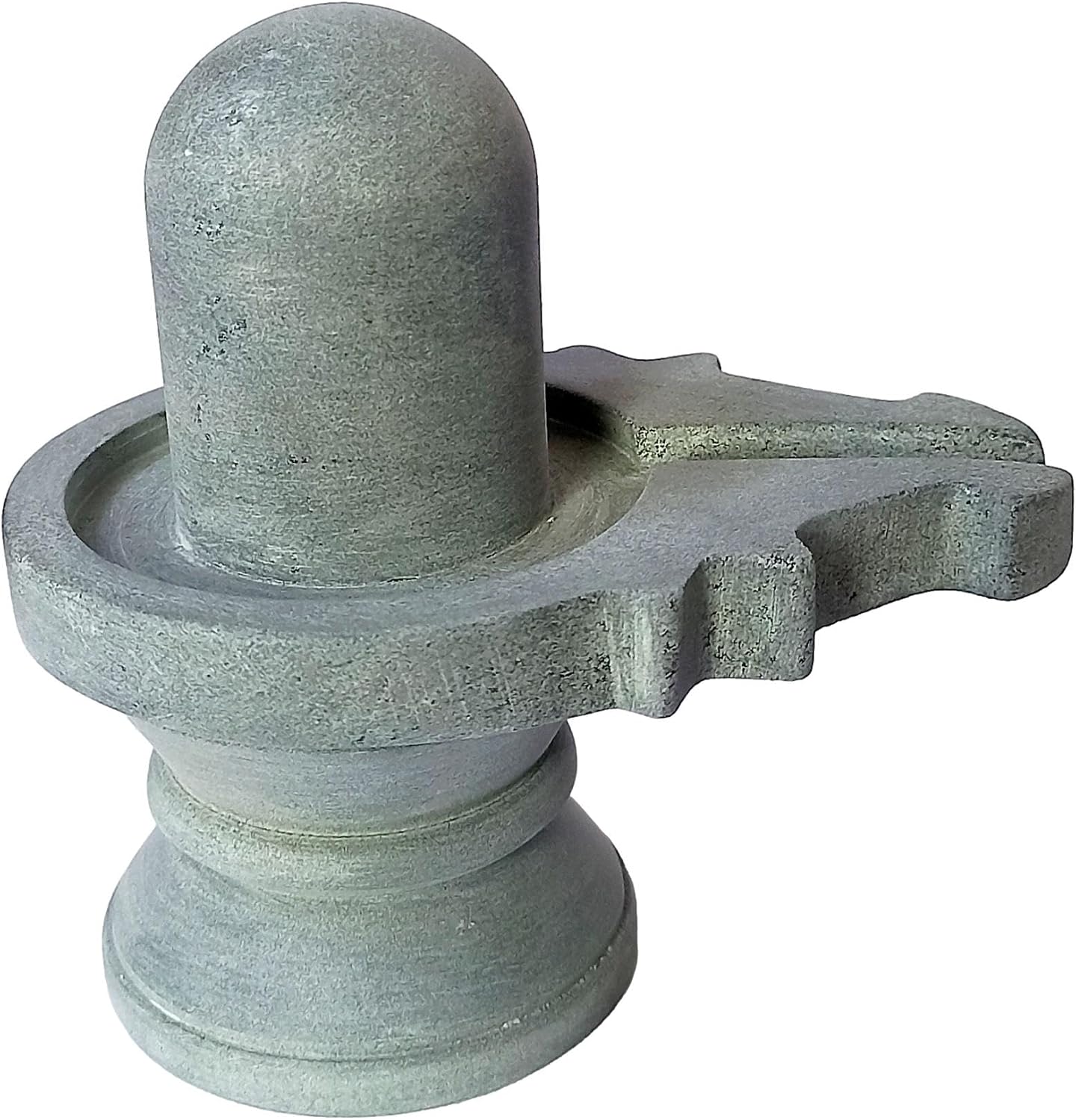athizay 6.5 cm Stone Shivling Idol from Banaras | Handcrafted Grey ...