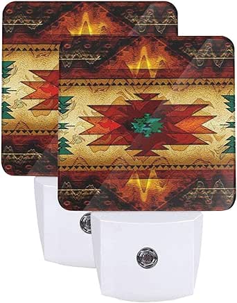 Gizmac Southwestern Native American Indian Navajo Led Night Light, 2 ...