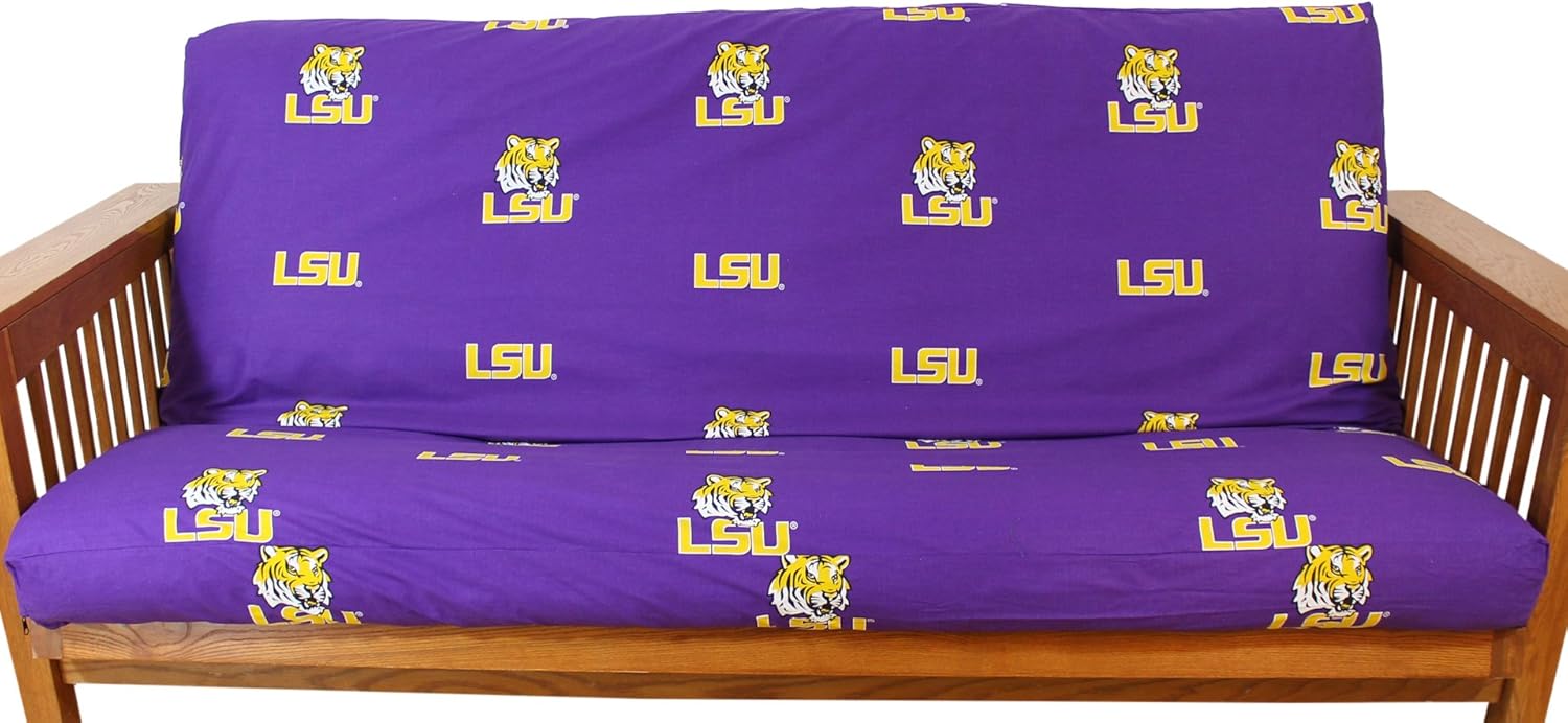 Amazon.com: College Covers Everything Comfy LSU Tigers Futon Cover ...