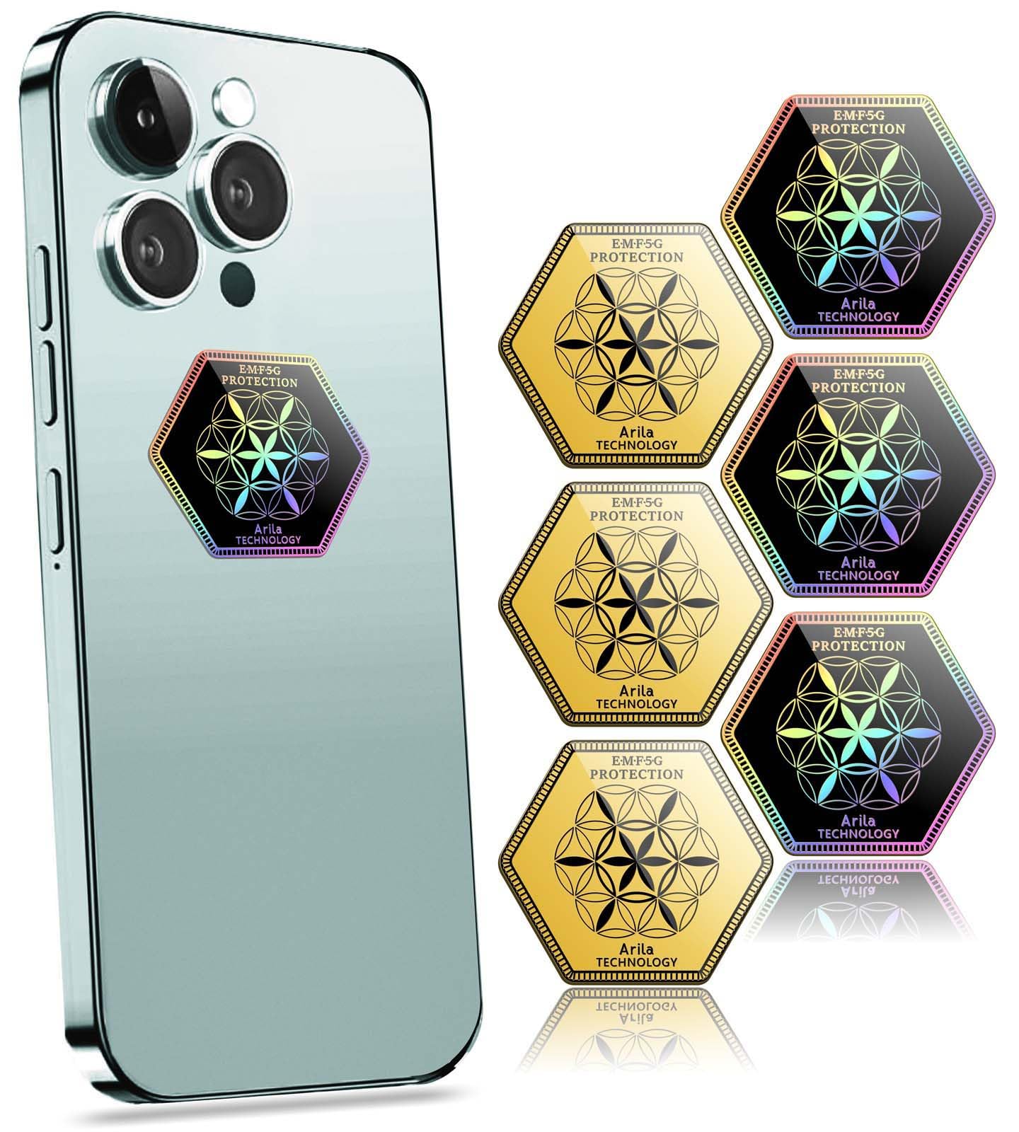 Amazon.com: 24K Gold Protection Sticker(3 Pcs) and Silver Protection ...