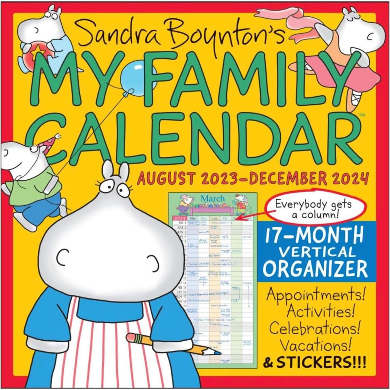 Amazon.com: My Family Boynton Calendar 2024 Wall Calendar : Office Products