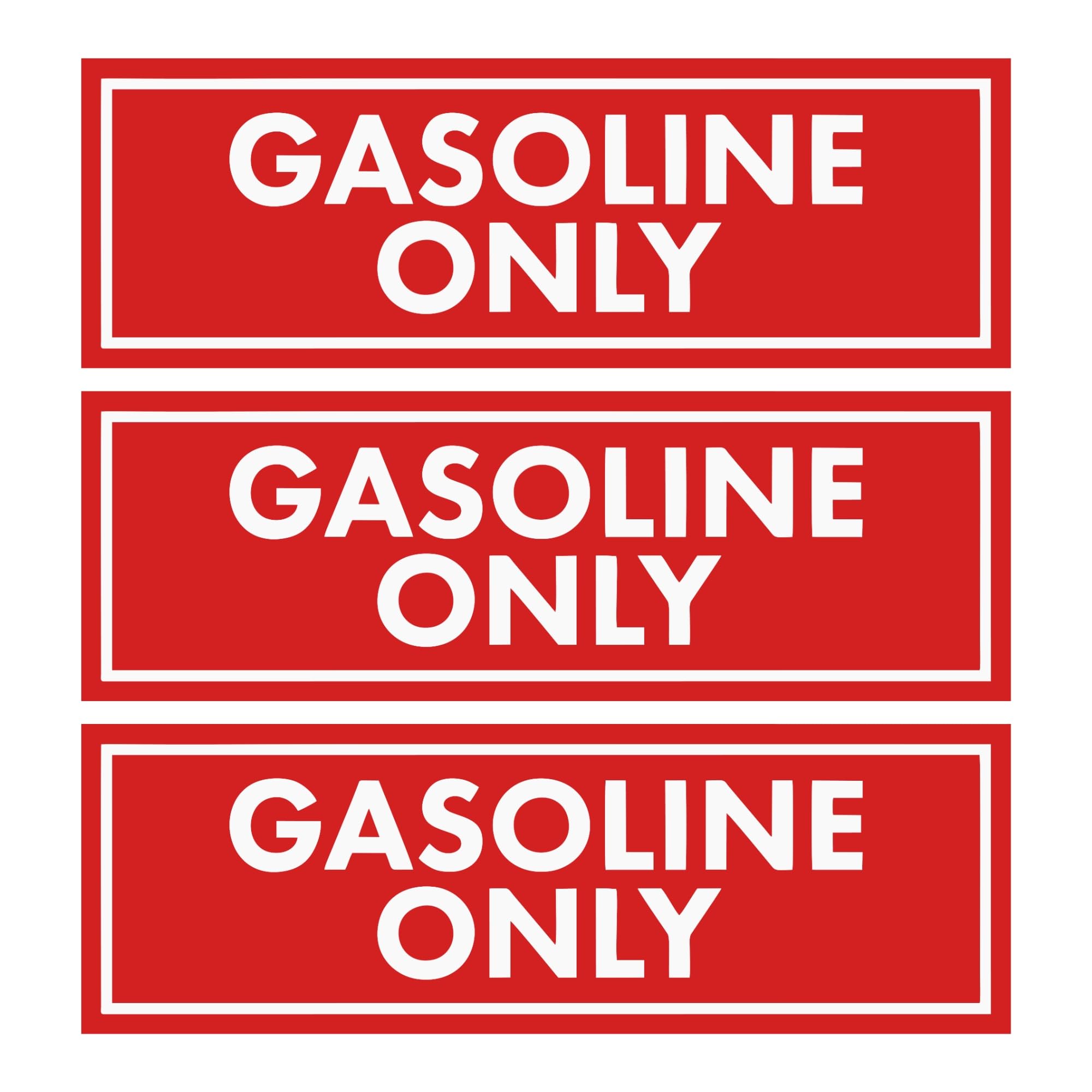 Amazon.com - Pack 3 Diesel Only/Gasoline Only Sticker Diesel Fuel ...