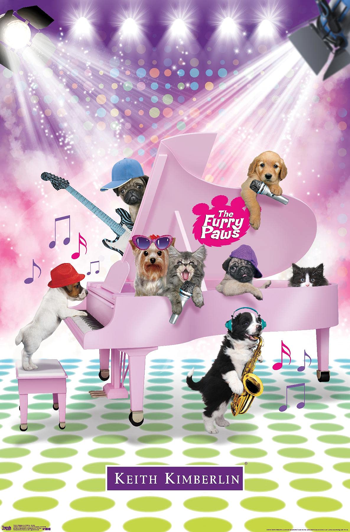 Amazon.com: Trends International Keith Kimberlin-Puppies and Kittens ...