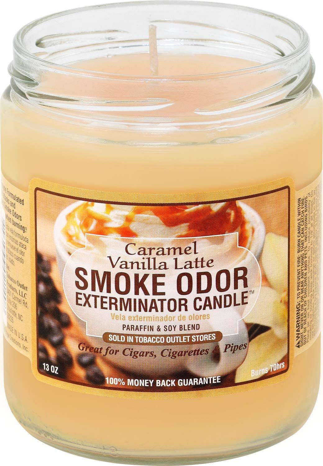 Amazon.com: Smoke Odor Exterminator 13 oz Jar Candles Nag Champa, (3 ...