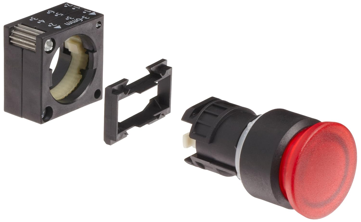 Siemens 3SB30 01-1EA21 Push-Pull Button, 30mm Head, Maintained ...