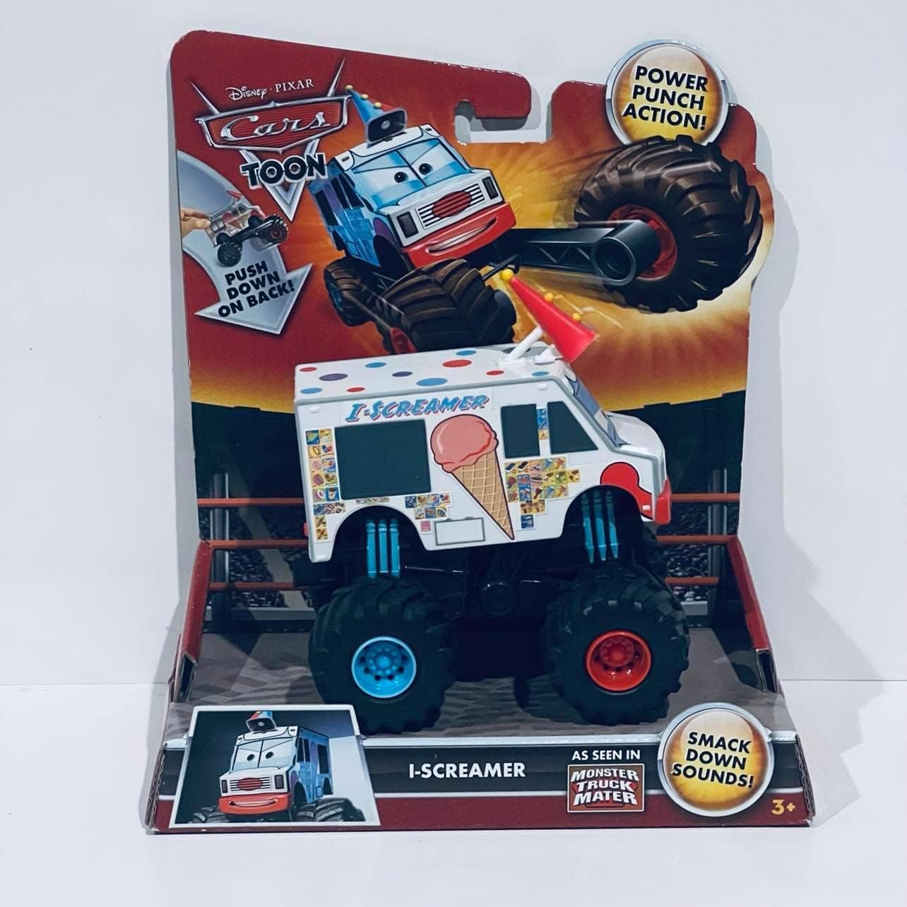 Amazon.com: Disney/Pixar Cars Toon I-Screamer Monster Truck : Toys & Games