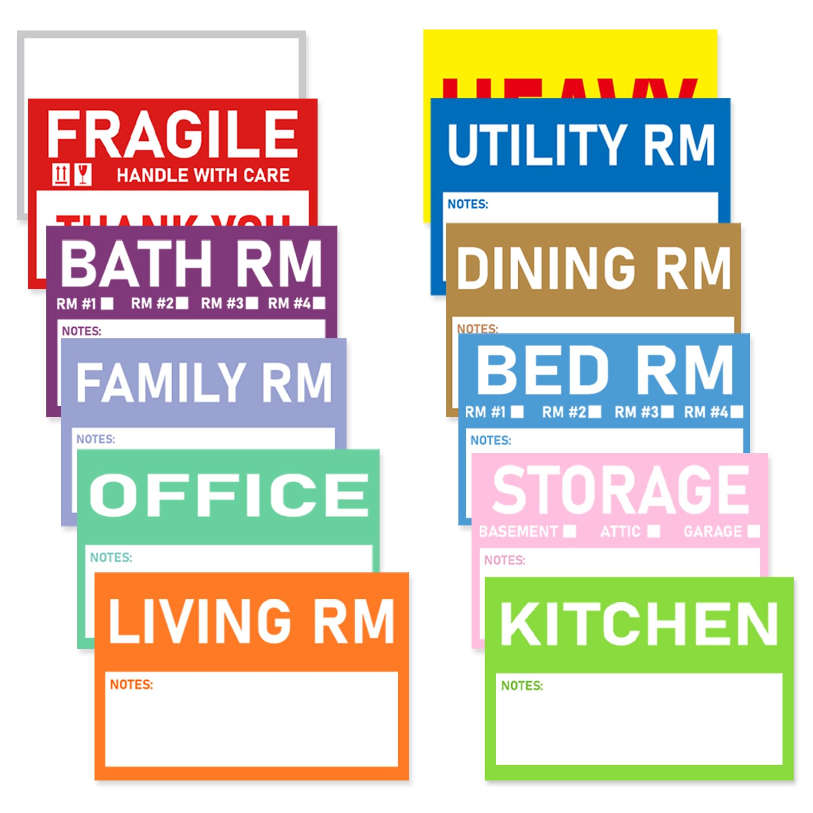 Amazon.com : STARLIBOO 2''x 3'' Removable Home Moving Packing Box ...