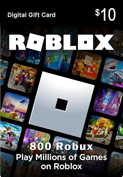 Roblox Gift Card Code - 800 Robux Or $10 Roblox Robux 800 (Digital Code ...