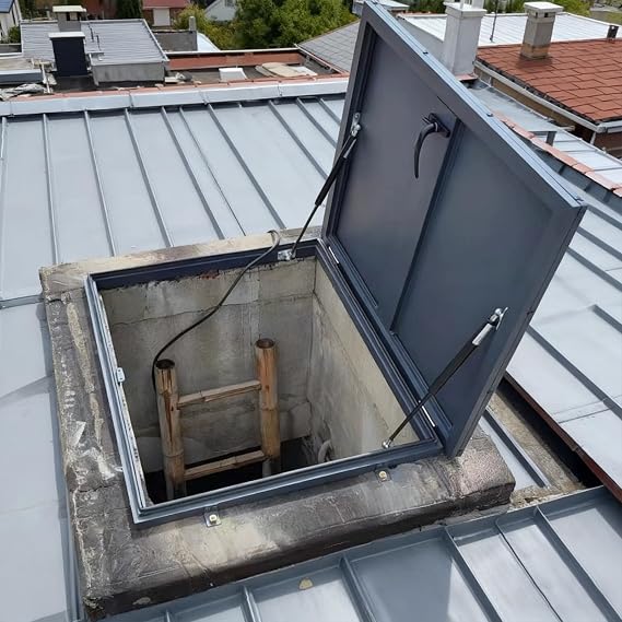 Roof Access Hatch, Commercial Aluminum Alloy Highly Sealed Skylight ...