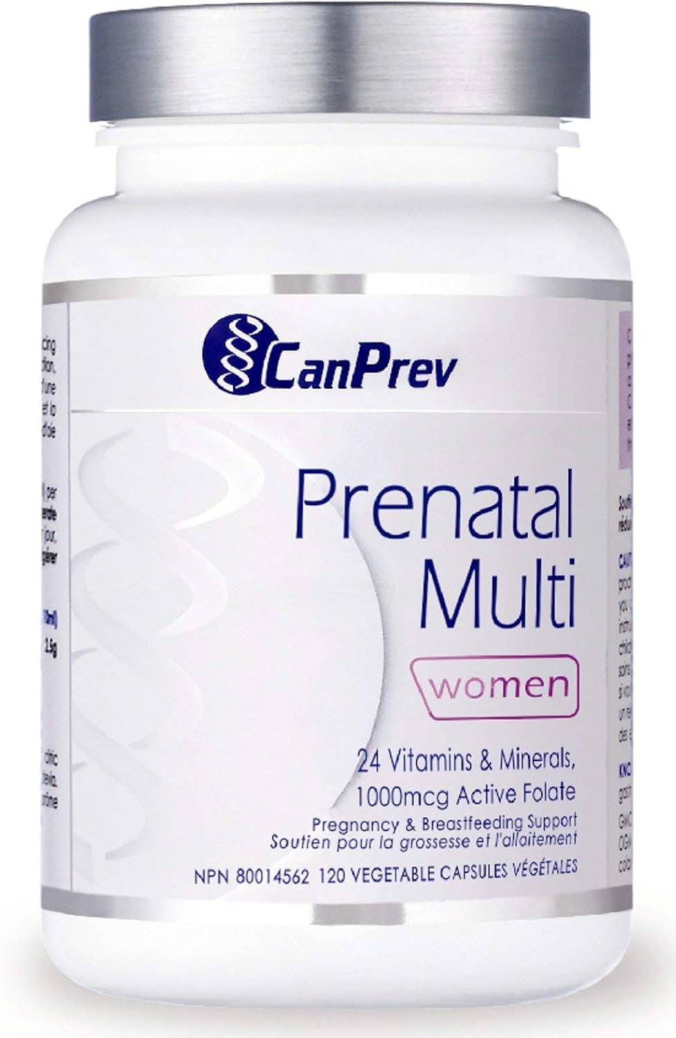 CanPrev Prenatal Multi 120 Caps 30-Day Supply - Prenatal Vitamins with ...