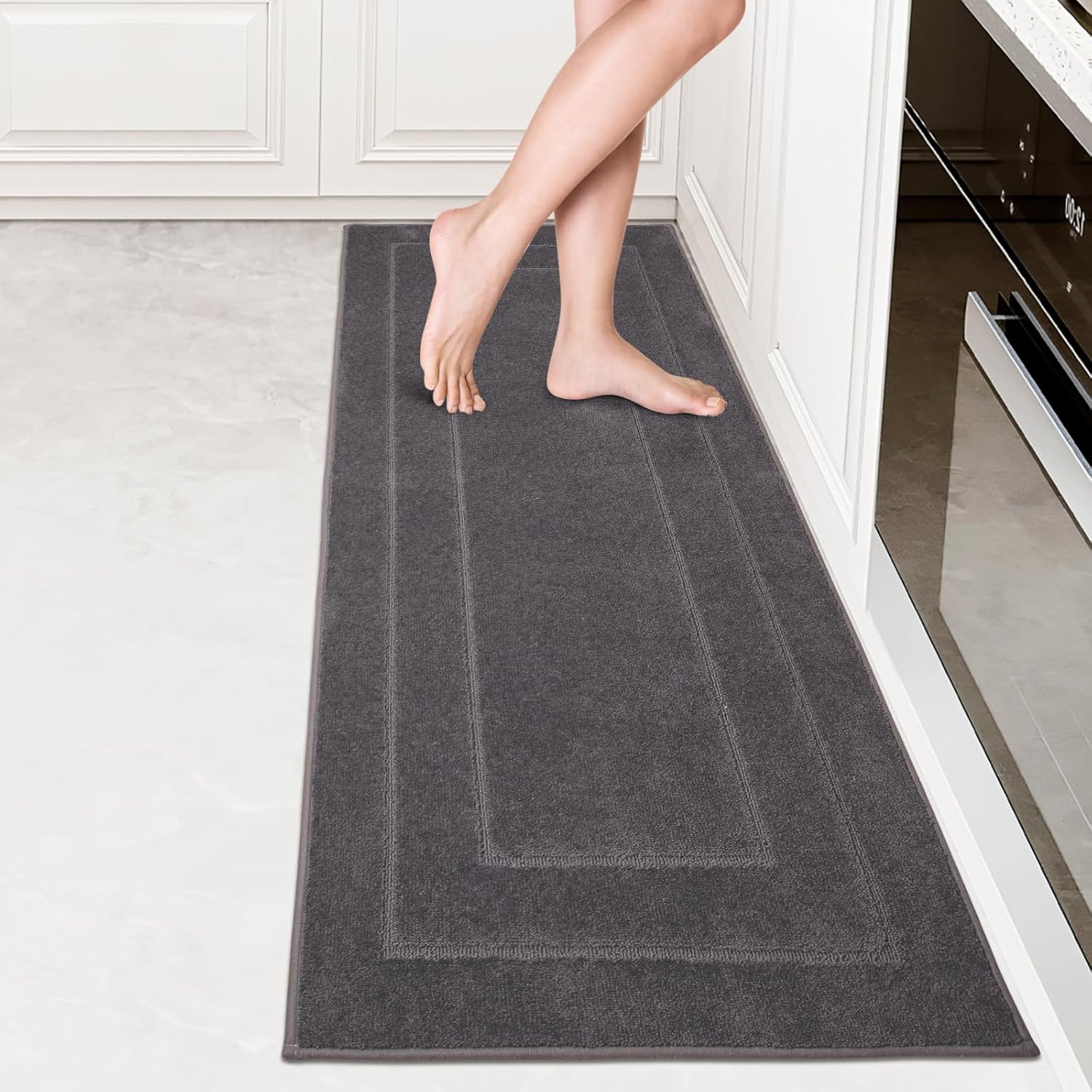Amazon.com: PURRUGS Machine Washable Kitchen Rug 24" x 70", Non-Slip ...