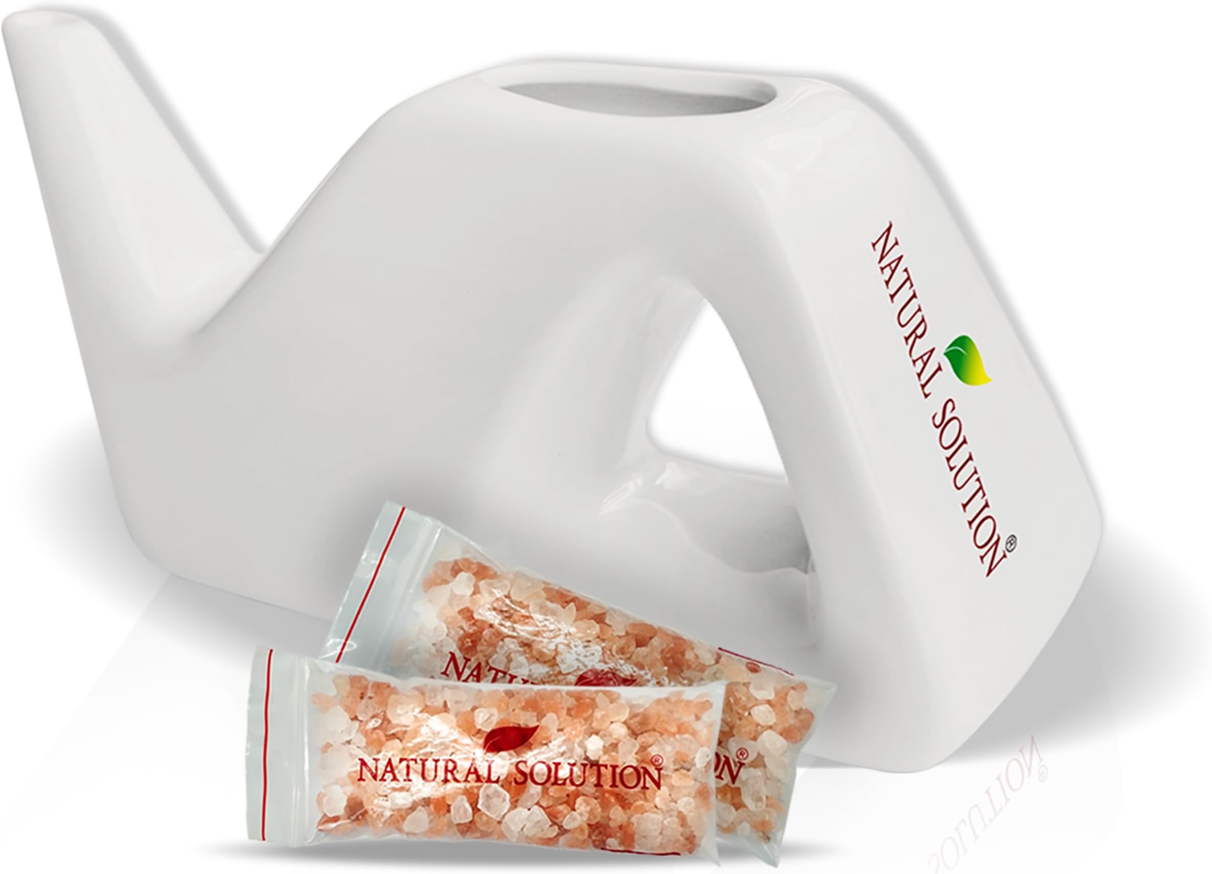 Amazon.com: NATURAL SOLUTION Ceramic Salt Inhaler with 2 Himalayan Pink ...