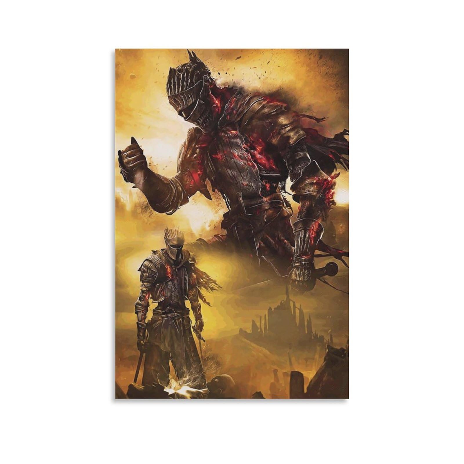 Amazon.com: Aimeryup Dark Of Souls 3 of Cinder Poster Decorative ...