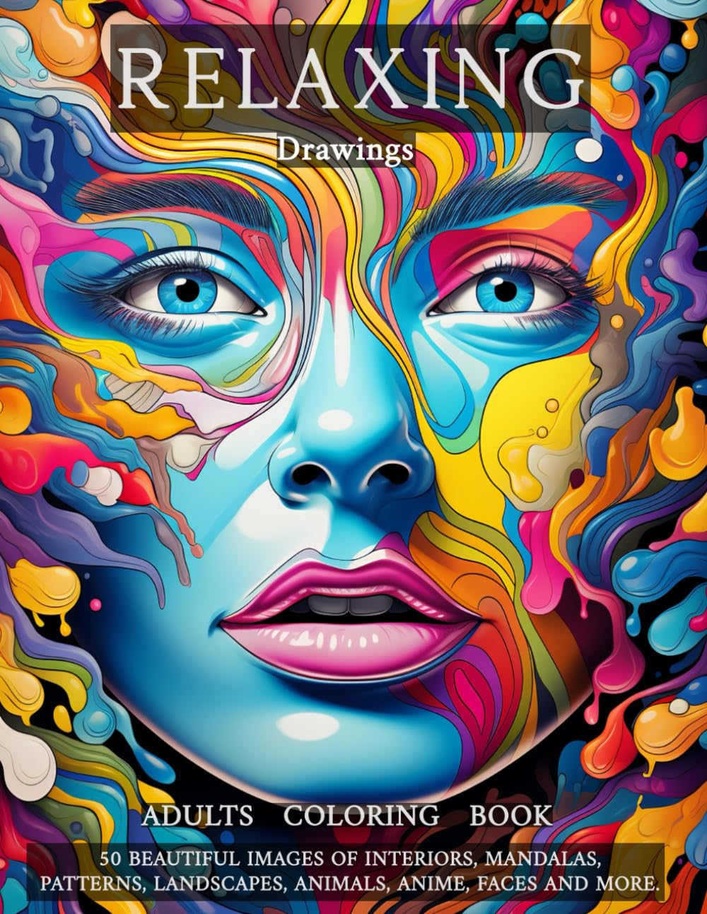 Amazon.com: Relaxing Drawings. Adults coloring book.: 50 beautiful ...