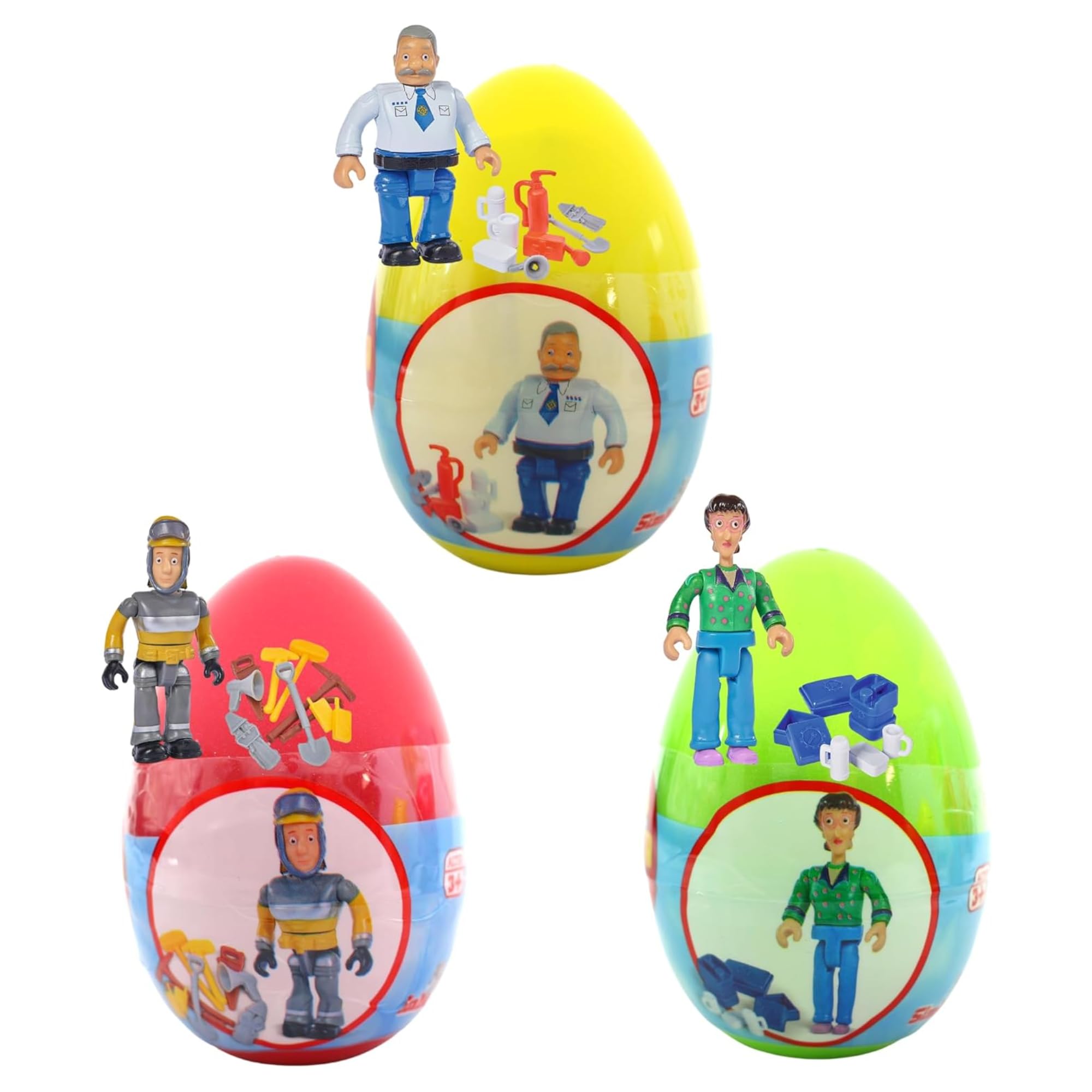 Fireman Sam Articulated Play Figure Capsule Characters – Fire Captain ...