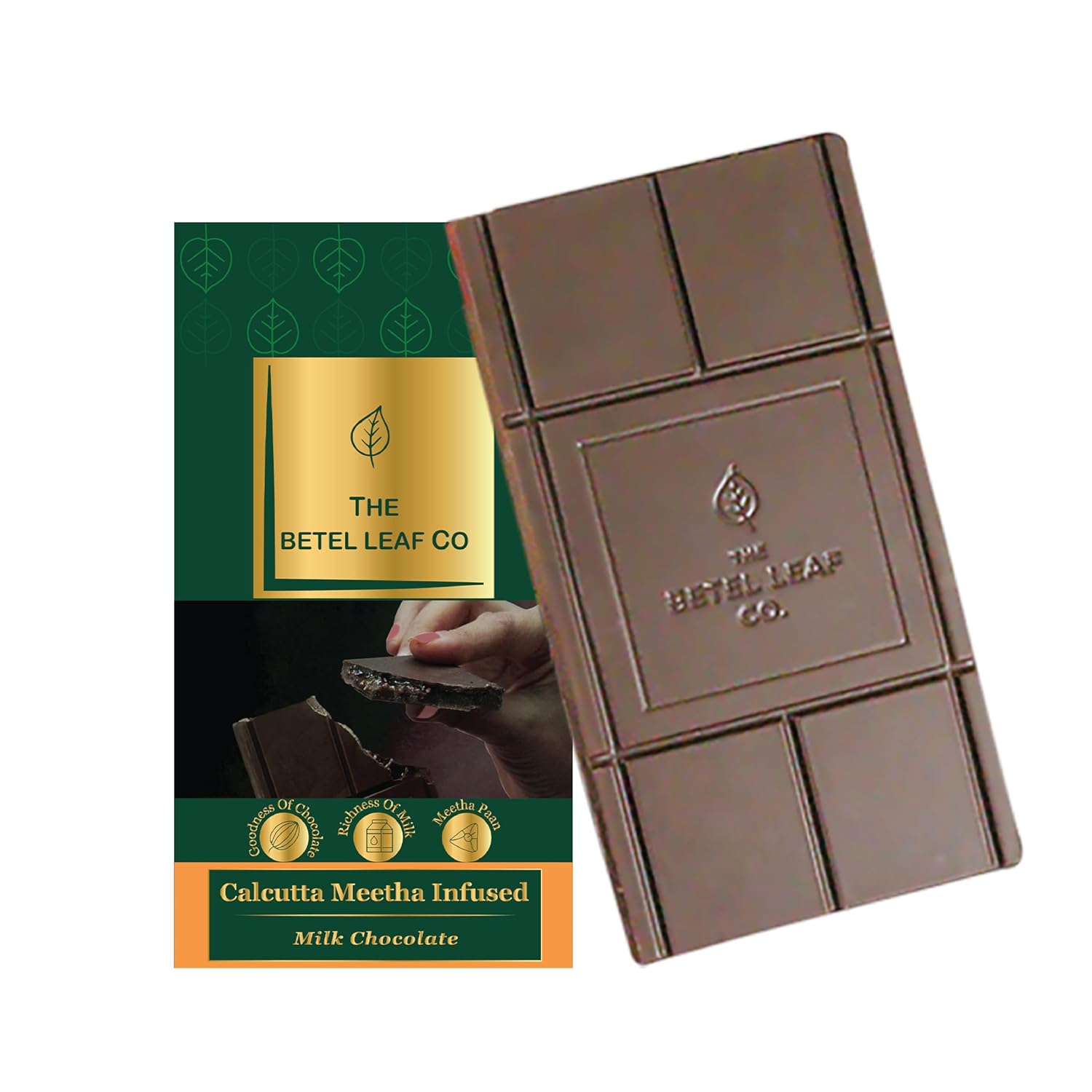 The Betel Leaf Co. - Calcutta Paan Infused Milk Chocolate Bar ...