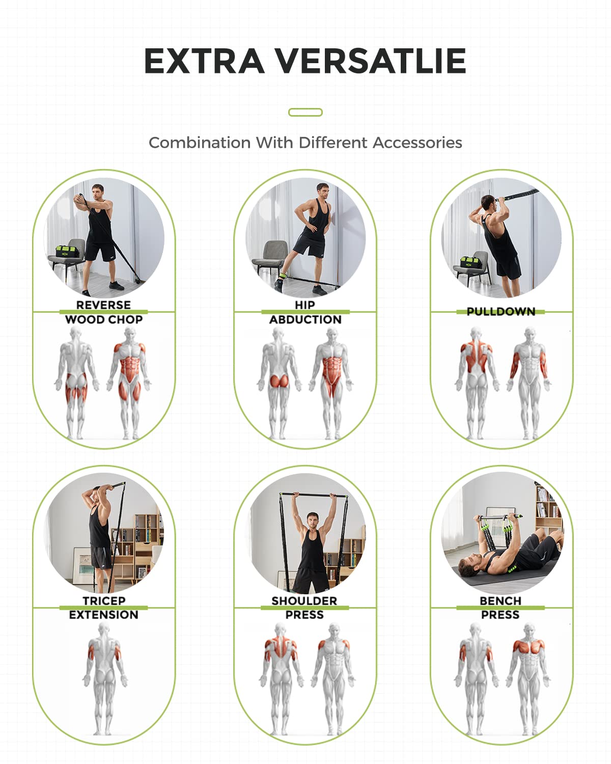 Snapklik.com : INNSTAR Adjustable Bench Press Band