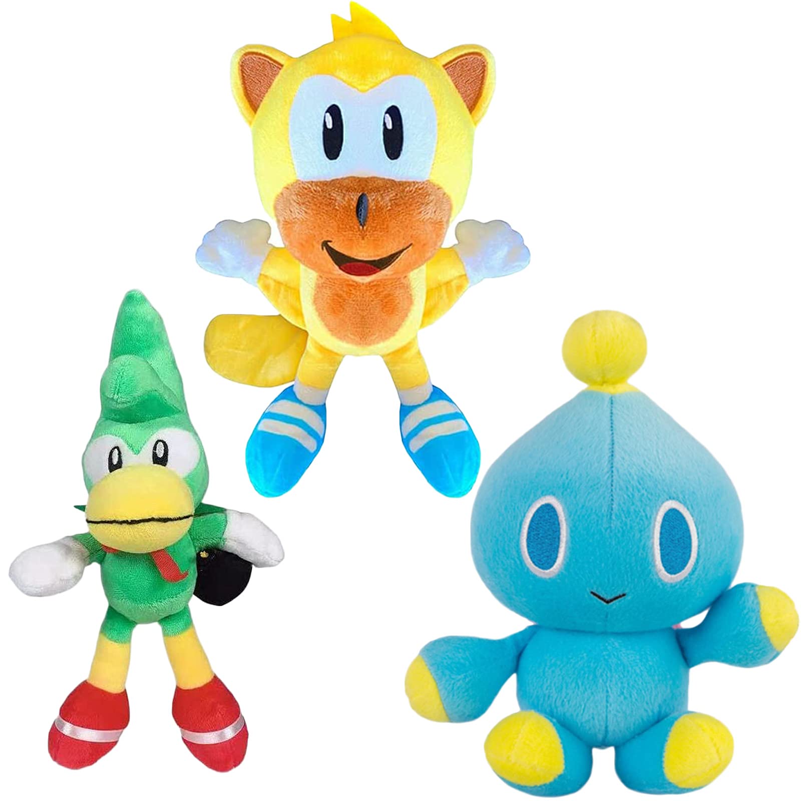 Buy Sonic Ray The Flying Squirrel Plush, Chao Plush, Bean The Dynamite ...