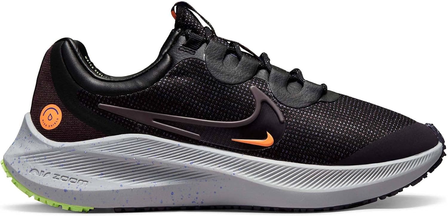 Amazon | [ナイキ] ZOOM WINFLO 8 SHIELD BLACK/ATOMIC ORANGE/CAVE PURPLE ...