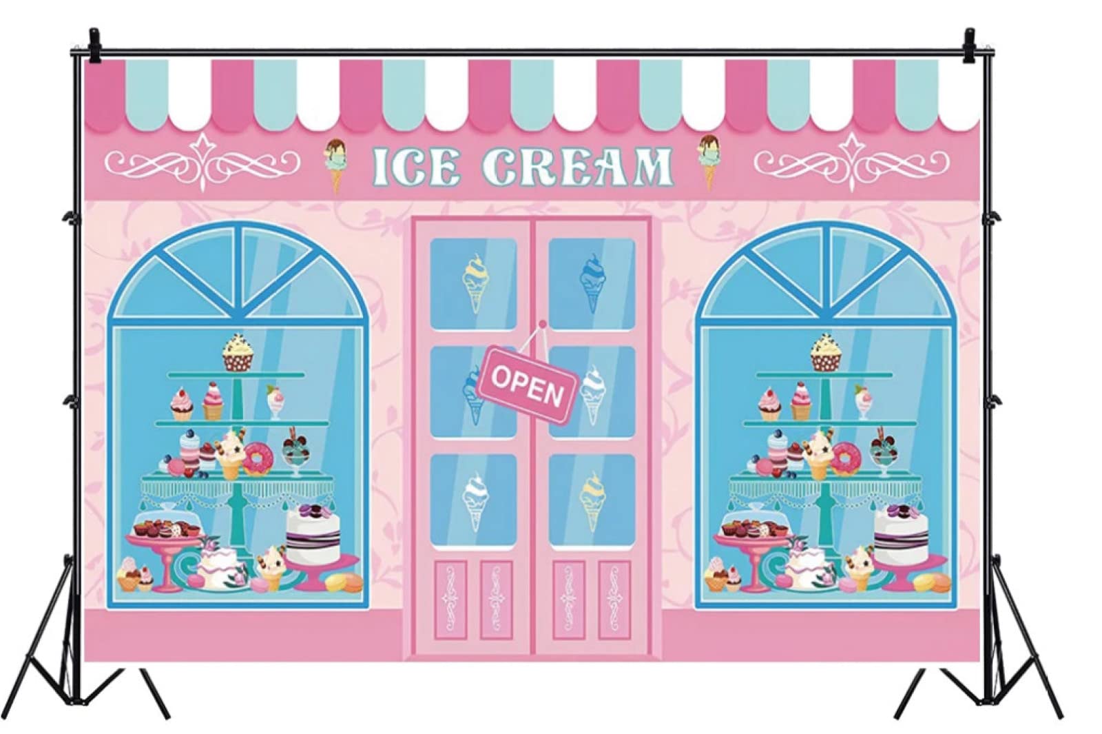 Ice Cream Shop Background