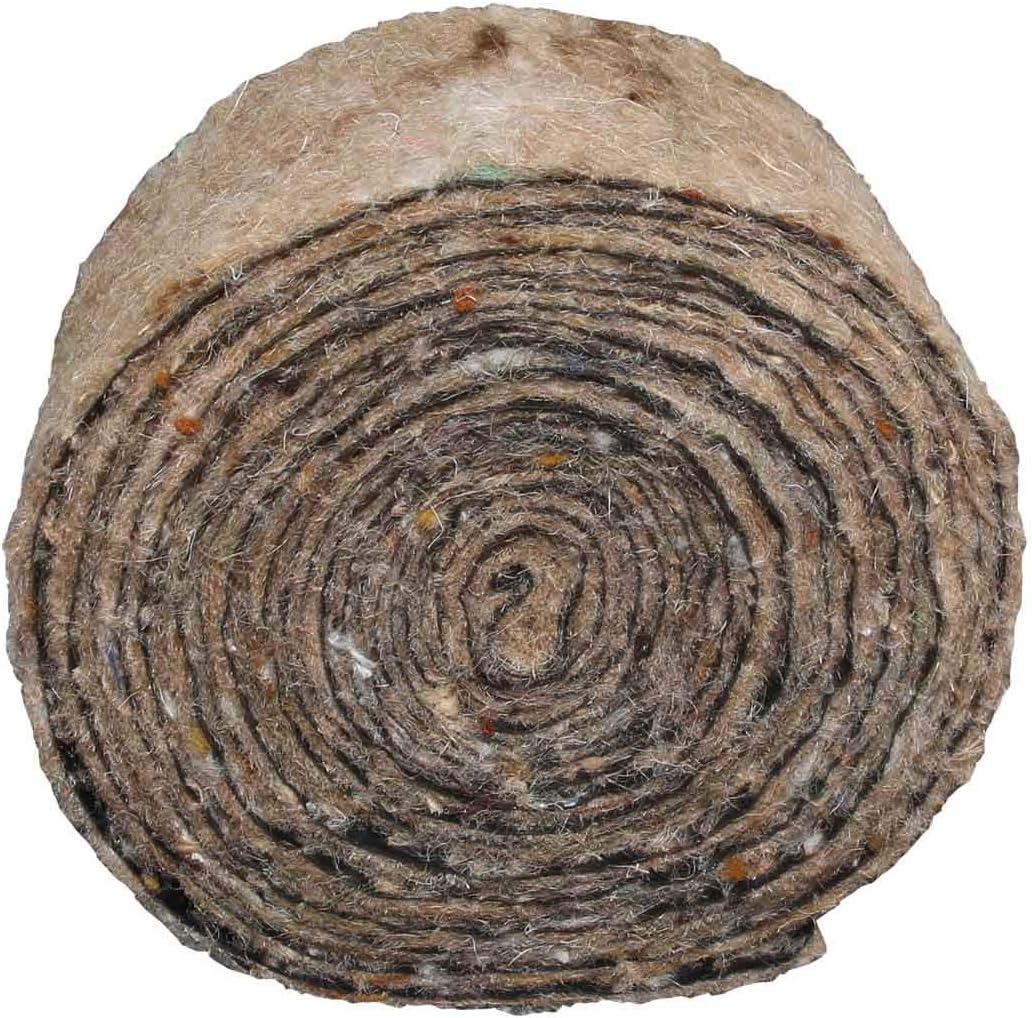 LOWENERGIE Pipe Insulation Wool Felt Hair Pipe Wrap Lagging 7M Roll ...