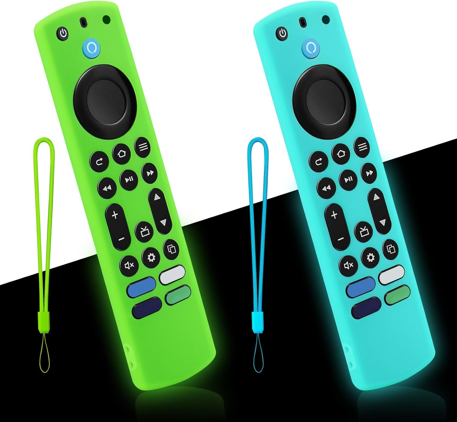 Amazon.com: 2-Pack Glowing Remote Cover for Insignia/Toshiba Smart TV ...