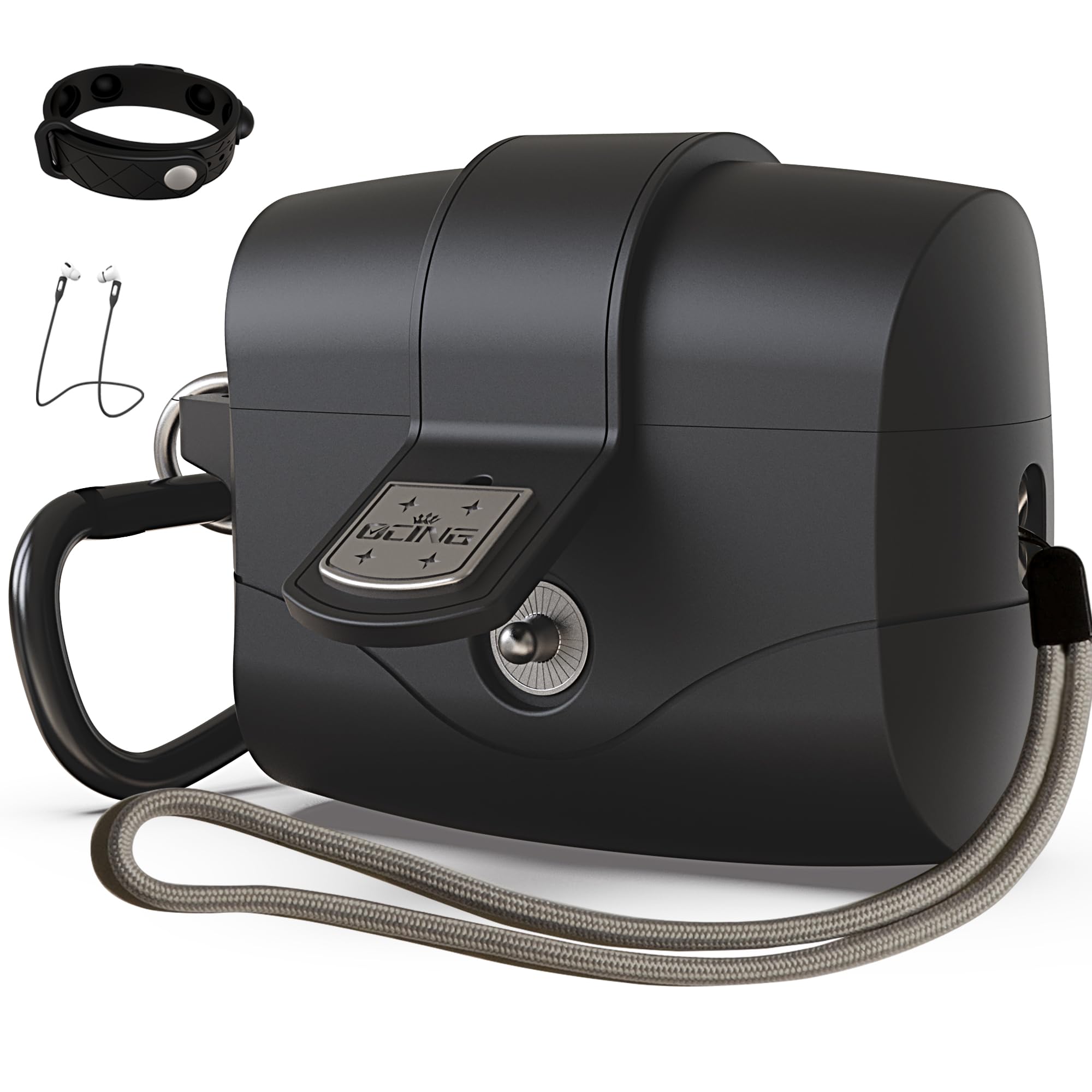 Amazon.com: OCING 6 in One for Airpods Pro Case (2024/2023/2022/2019 ...