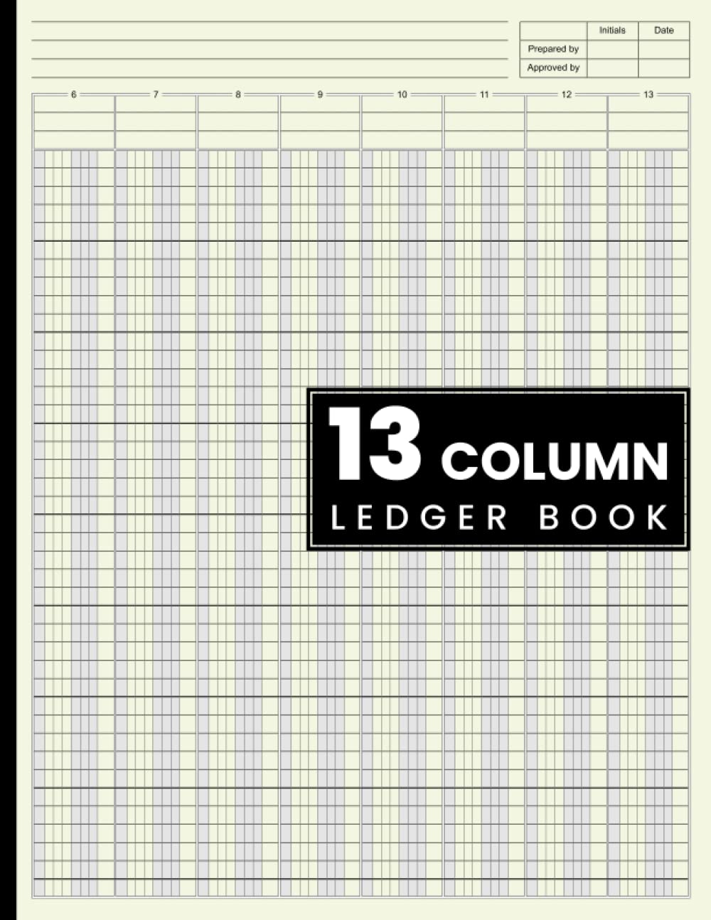 Amazon.com: 13 Column Ledger Book: Accounting Ledger Book for ...