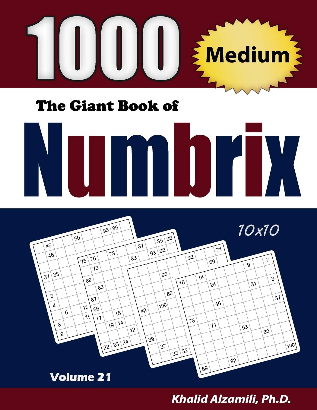 The Giant Book of Numbrix: 1000 Medium (10x10) Puzzles (Adult Activity ...