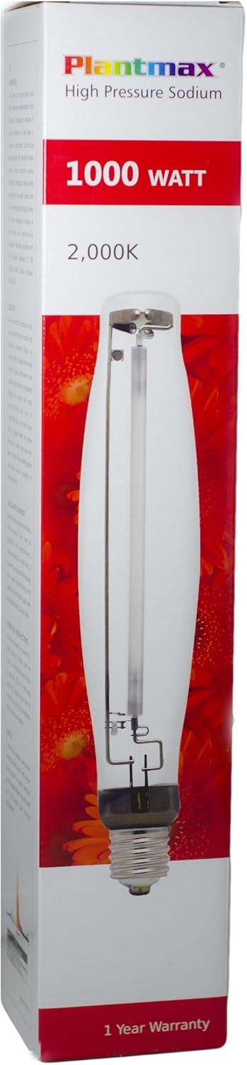 Amazon.com : Plantmax 1000 Watt High Presure Sodium Bulb : Plant ...