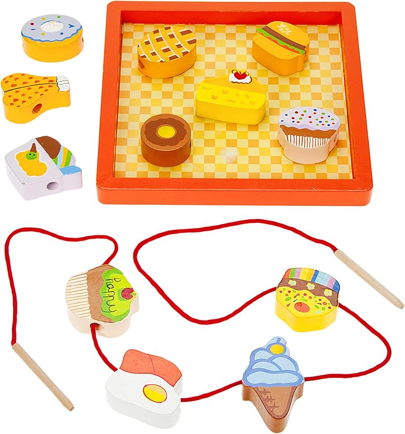 Mousehouse Gifts - Threading Toys for Toddlers Fine Motor Skills Set ...