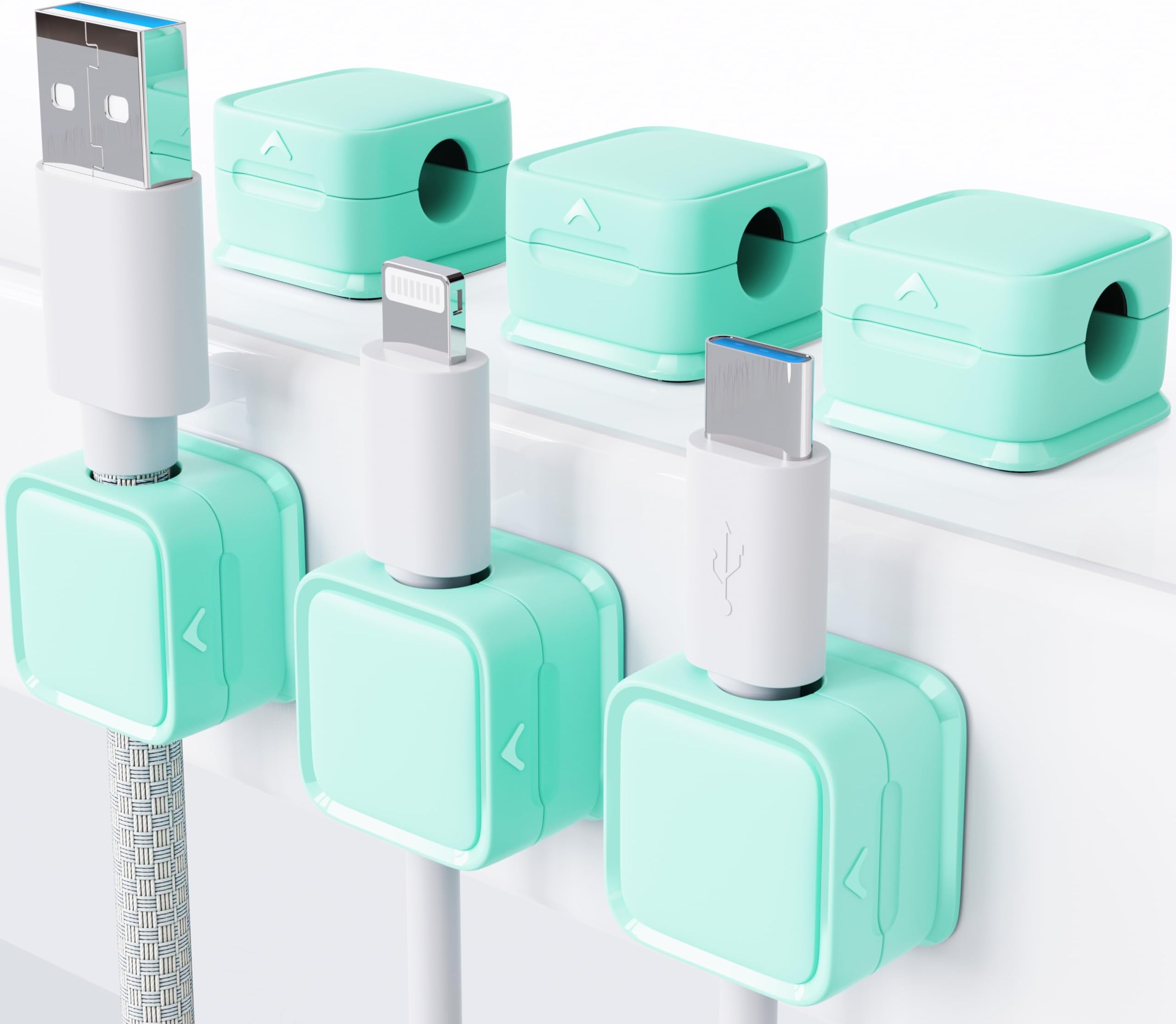 Amazon.com: 12 Pack Cable Clips, Znben Clear Cord Organizer Holder ...